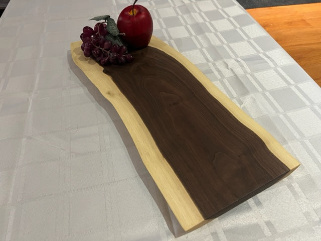 Live Edge Walnut Charcuterie Board – SJH Woodworks